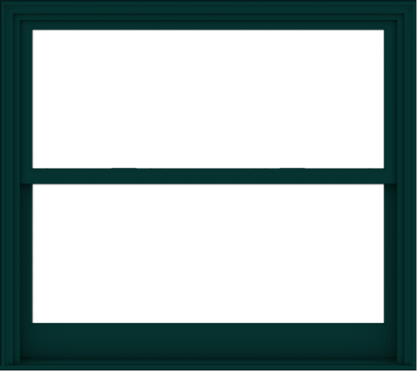 WDMA 54x48 (53.5 x 47.5 inch) Aluminum Single Double Hung Window with ...