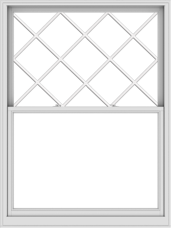 WDMA 54x72 (53.5 x 71.5 inch) Aluminum Single Double Hung Window with ...