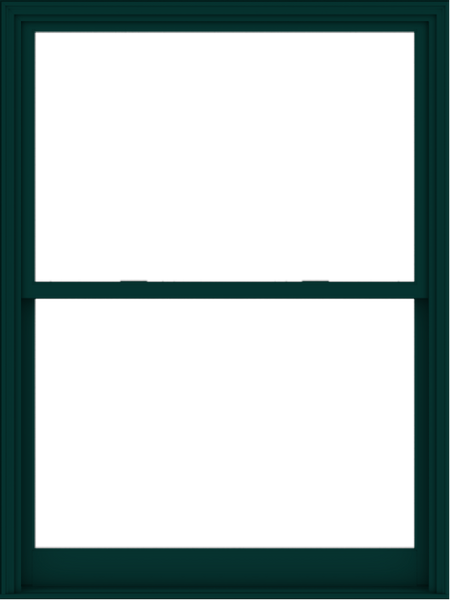 WDMA 54x72 (53.5 x 71.5 inch) Aluminum Single Double Hung Window with ...