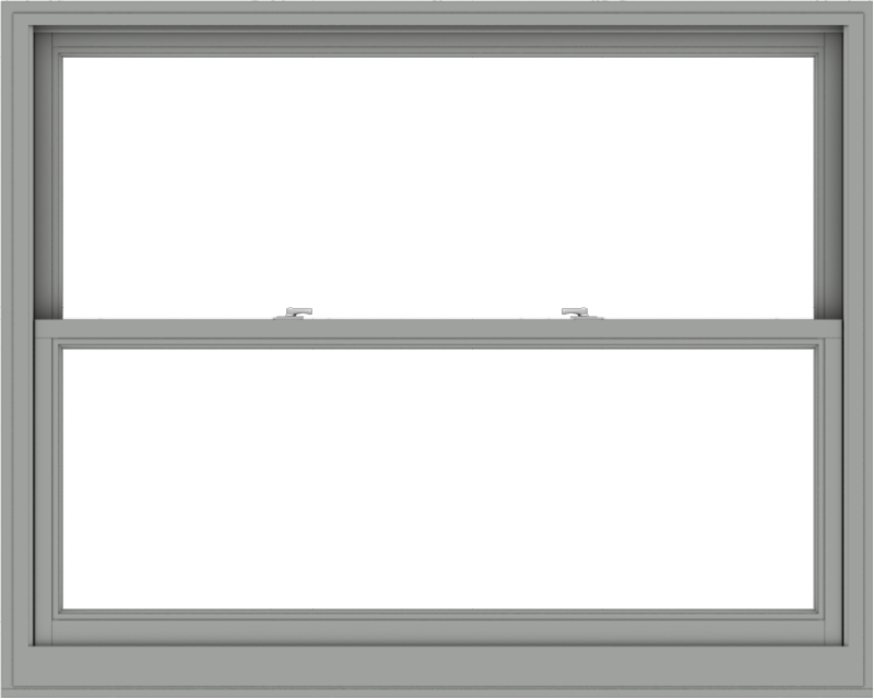 WDMA 60x48 (59.5 x 47.5 inch) Aluminum Single Double Hung Window with ...