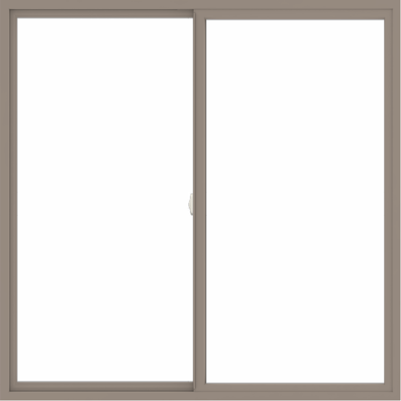 WDMA 66x66 (65.5 x 65.5 inch) White Brown Black Vinyl uPVC Slide Windo ...