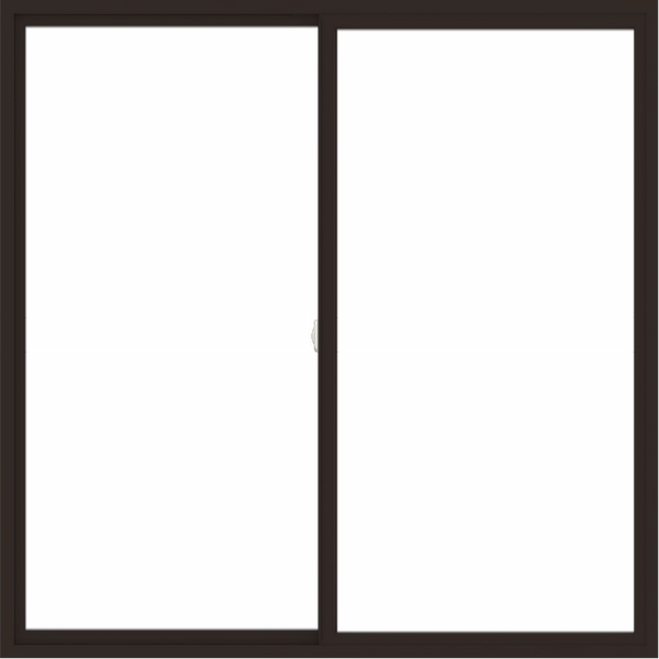 WDMA 72x72 (71.5 x 71.5 inch) White Brown Black Vinyl uPVC Slide Windo ...