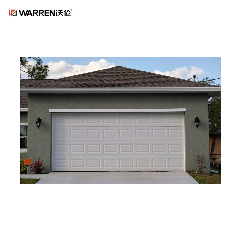 Warren 7x14 Two Car Garage Door With Windows Glass Roller Door – CHINA WDMA