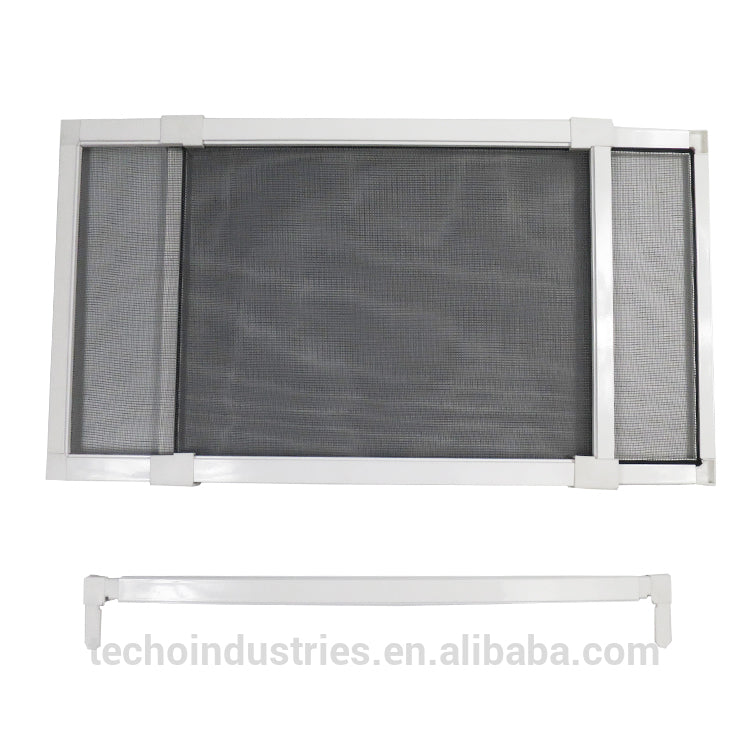 Adjustable fly screen Window Screen 10" to 37" White color on China WD ...