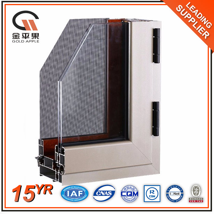 Advanced 6063 push-pull aluminium window frame and glass for sliding w ...