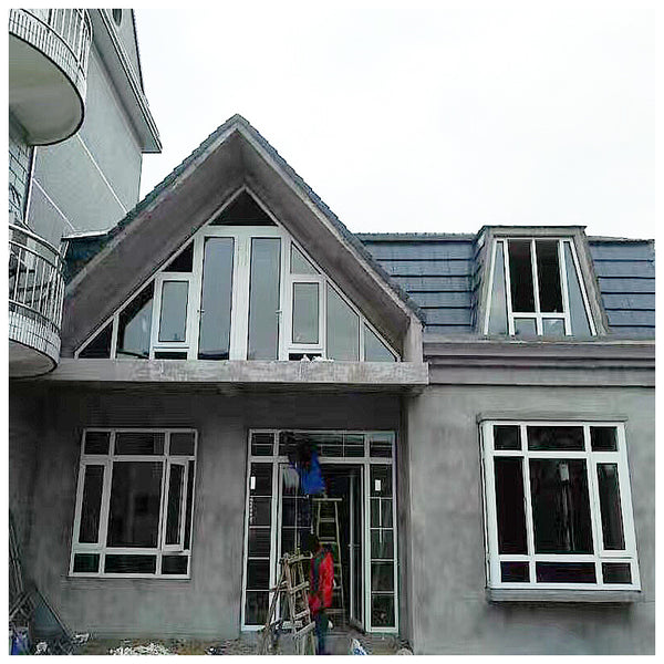 Aluminium light grey chain winder awning window high performance syste ...