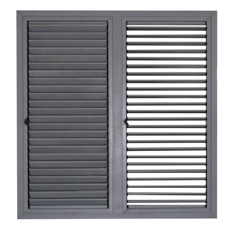 Aluminium louver blade shutter window/louver window with exhaust fan o ...