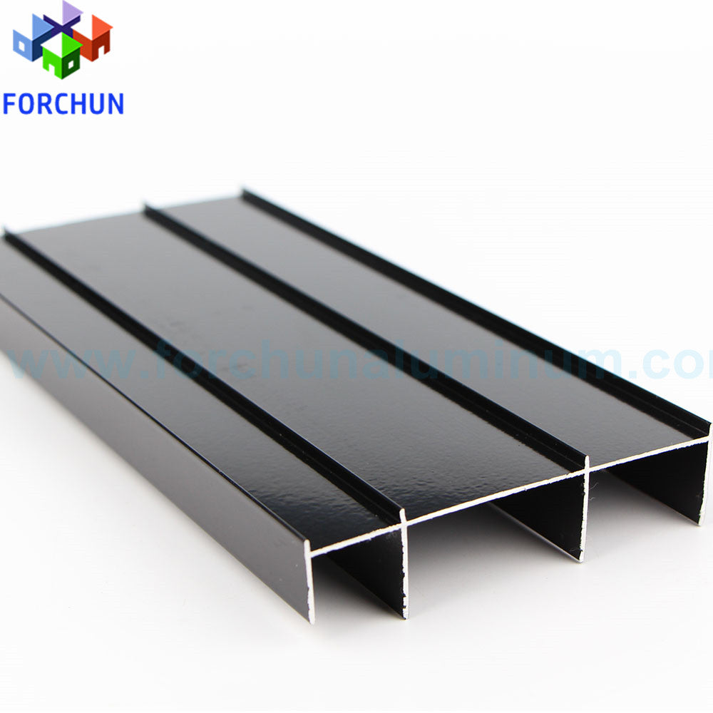 Aluminium profile sliding window/door rail aluminum fabrication produc ...