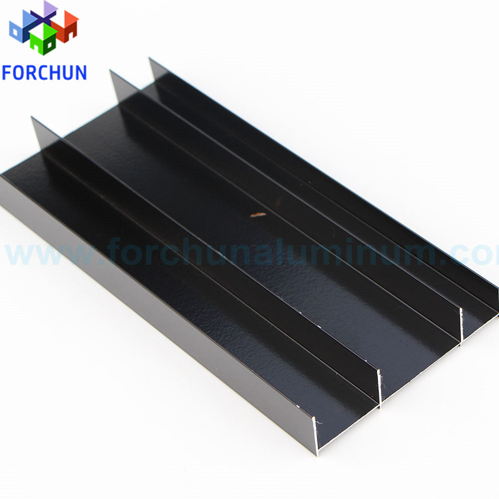 Aluminium profile sliding window/door rail aluminum fabrication produc ...