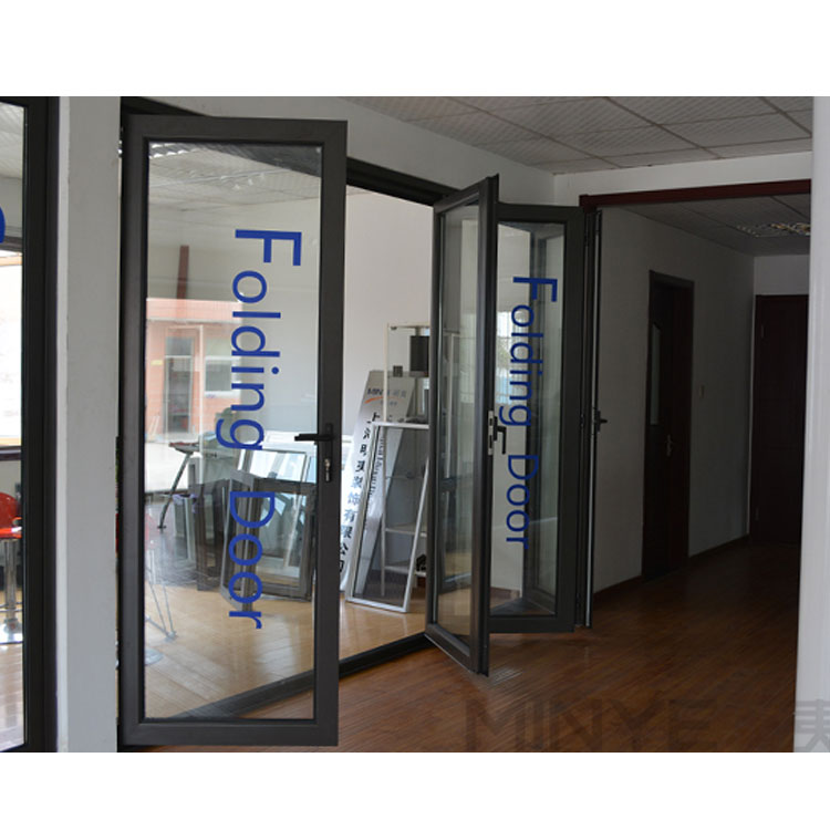 Aluminum slider folding doors/aluminium ykk folding door/japanese fold ...