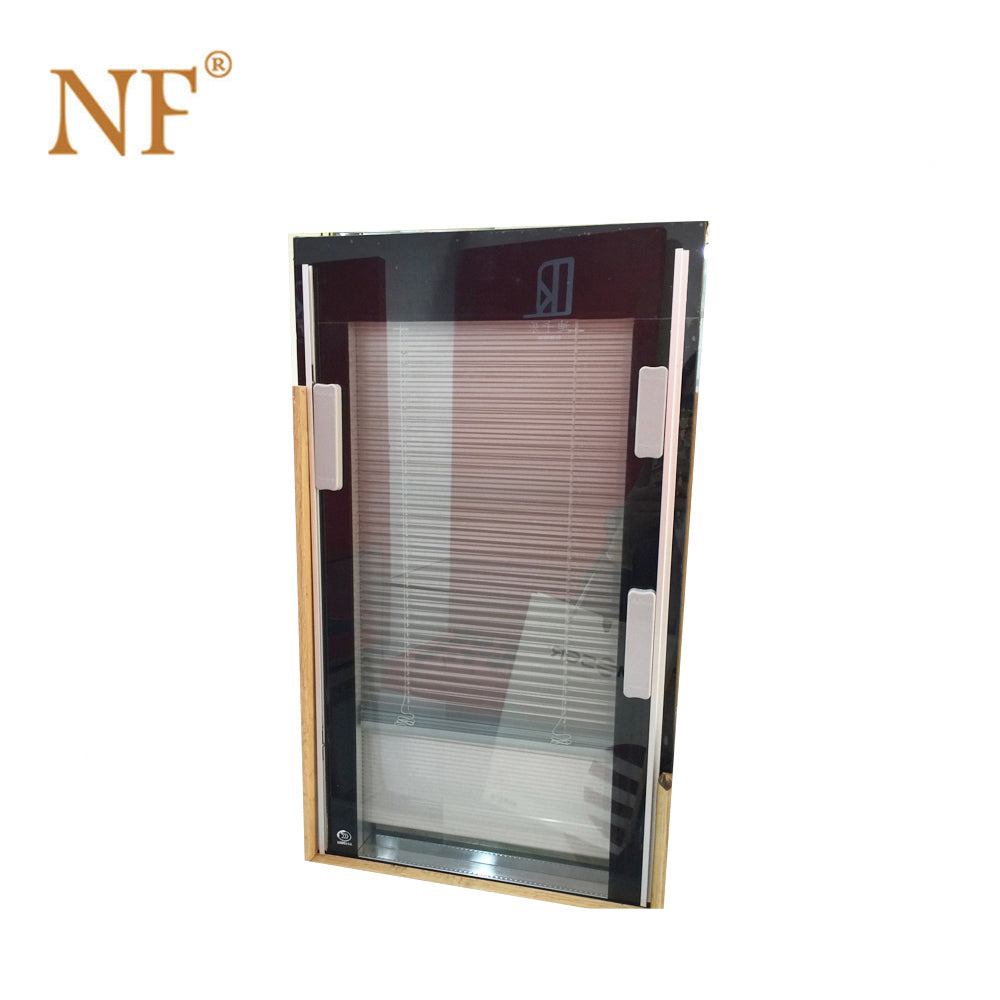 CCC double glass swing window built-in magnetic control blind on China ...