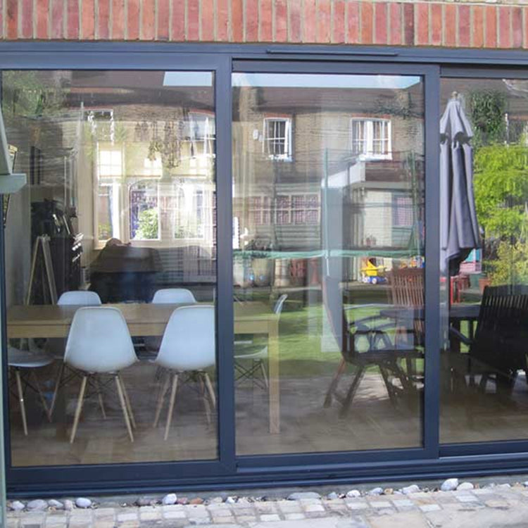 CE European Style Patio Powder Coat Promotion Aluminum Frame Triple Tr ...