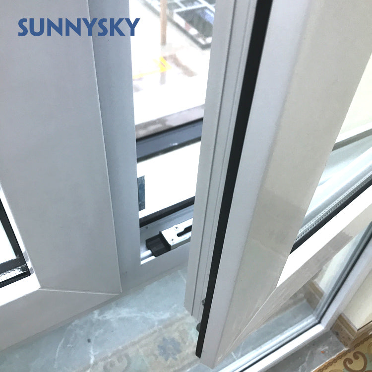 Certified vinyl details upvc doors company sliding window with grills ...