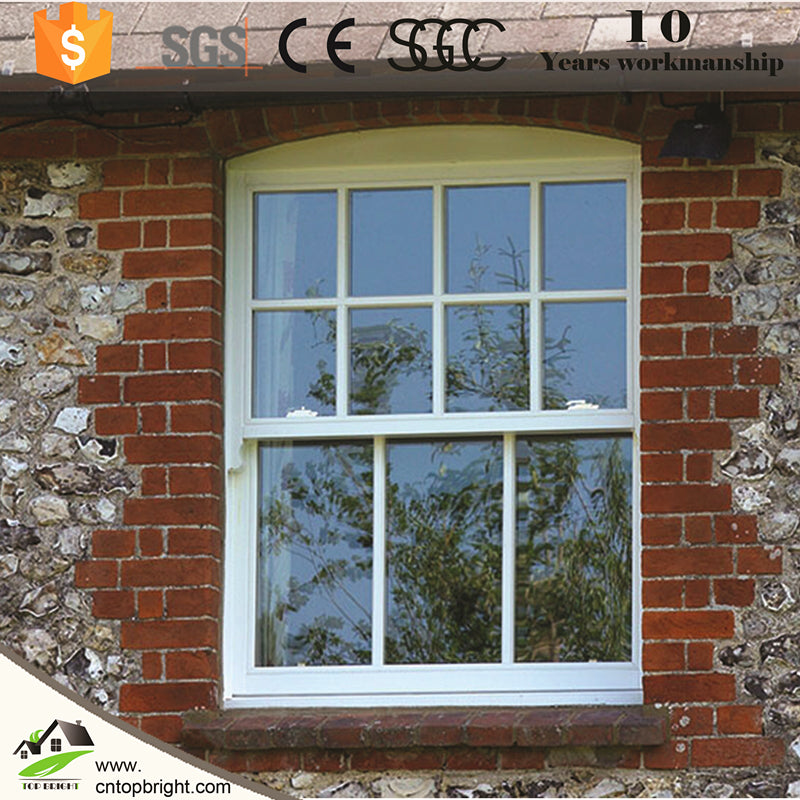 Chinese maker American style PVC,UPVC single hung house window on Chin ...