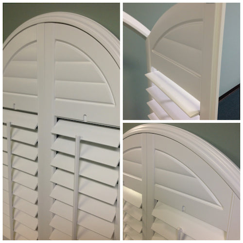 Custom Plantation Shutter for Half-Circle Window – CHINA WDMA
