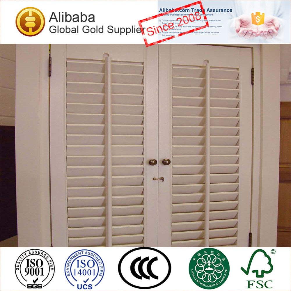 Custom-made Indoor L fame and Z frame Window Plantation Shutters with ...