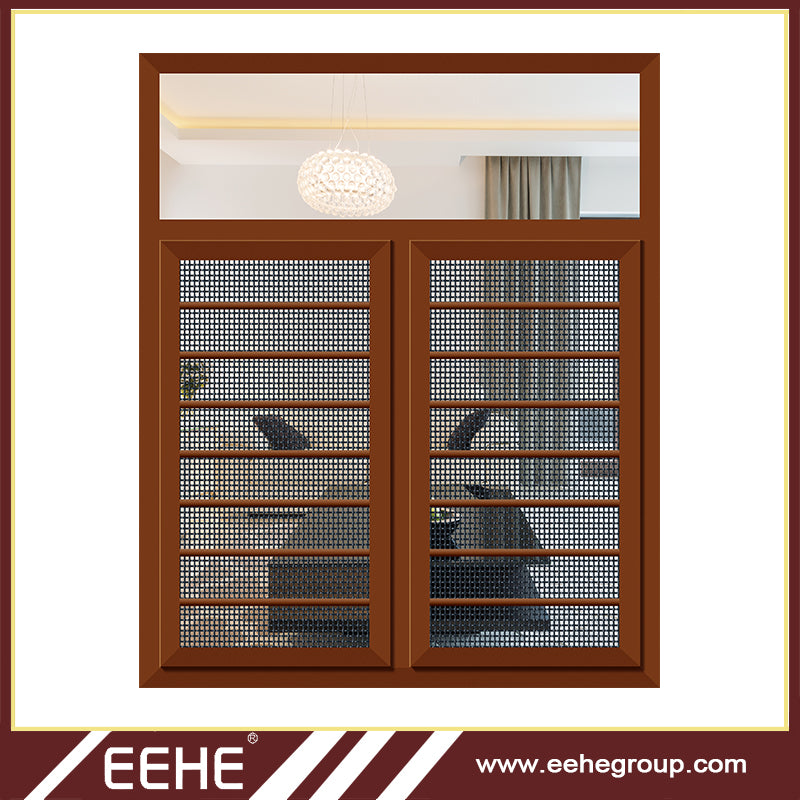 Double glazed luxury iron windows with internal blinds/luxury iron win ...