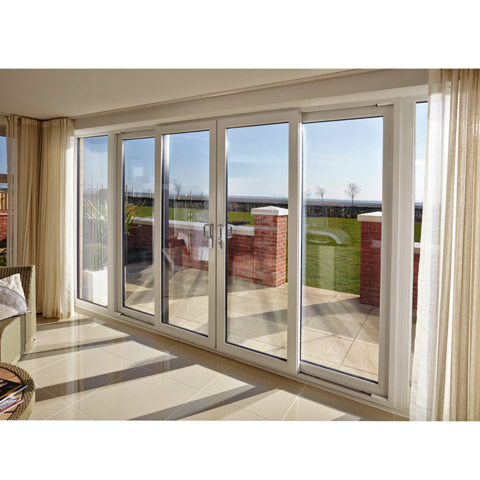 Exterior Sliding Decorative Aluminum Doors Full View Glass Door on Chi ...
