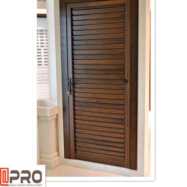 Fixed aluminum exterior glass louvered french folding aluminium hinged ...