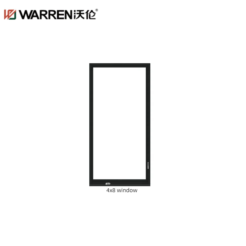 4x8 Window Aluminum Glazed Casement Window Double Insulated Glass Wind ...