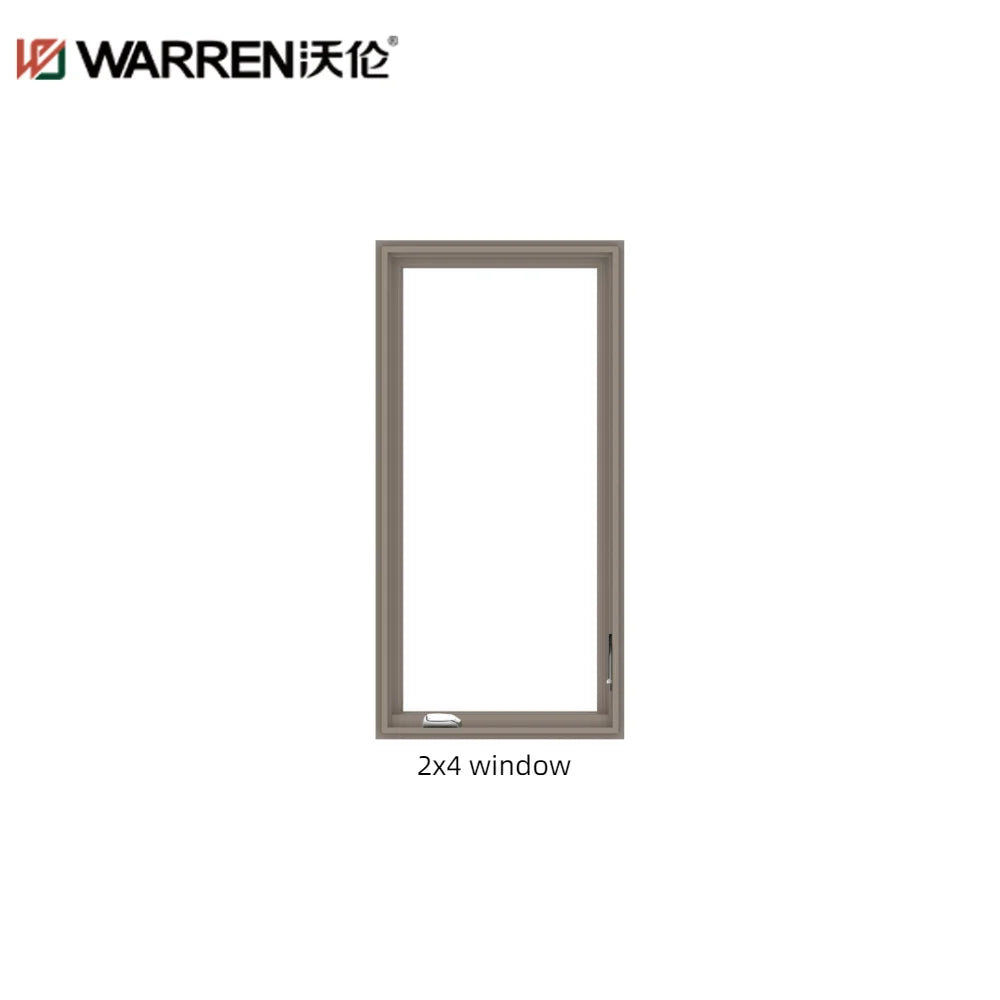 WDMA 2x6 Window Double Pane Insulated Windows Aluminium Frame Casement ...