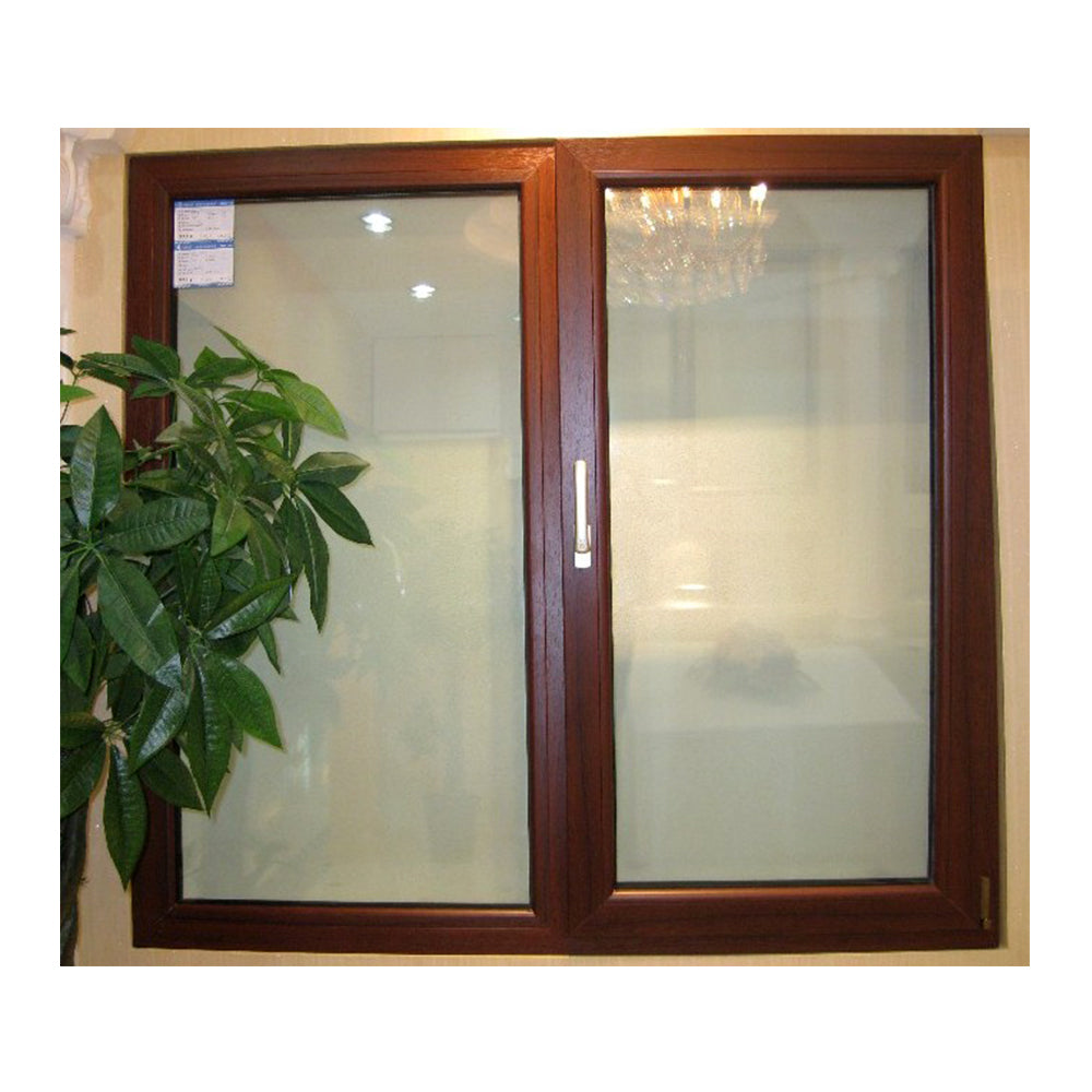 WDMA Customized UPVC/PVC windows double glazed swing glass window ...