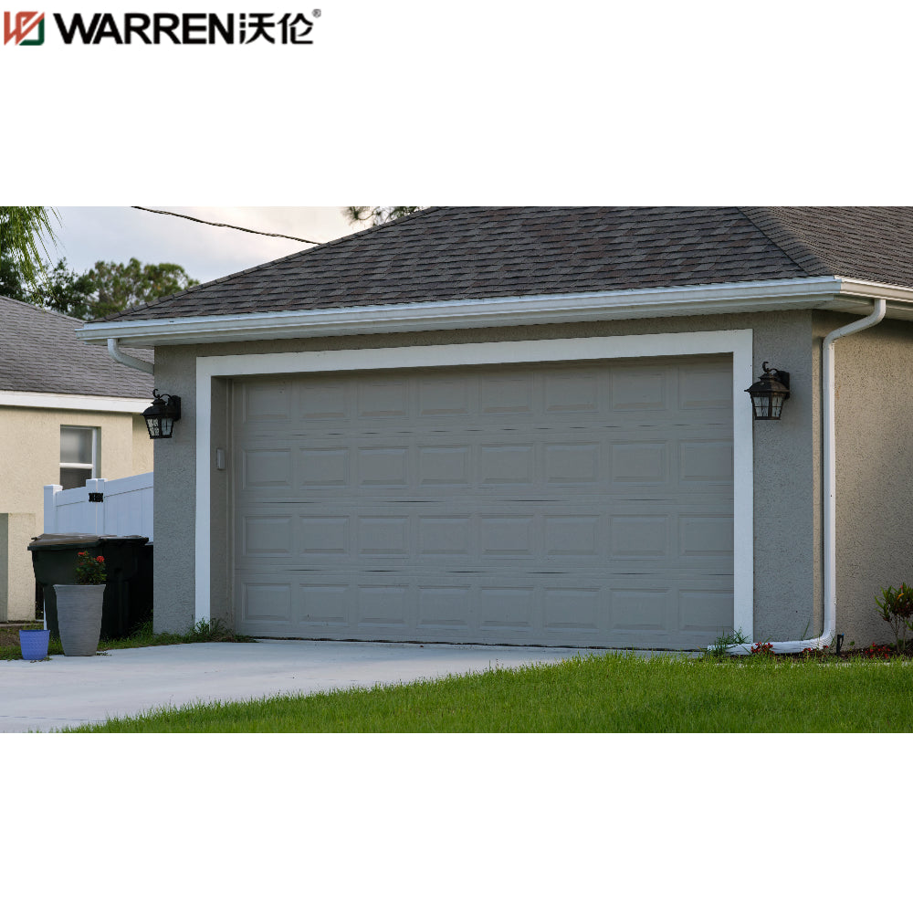 Warren 20x14 Replace Garage Door With Double Doors Aluminium Glass Gar ...