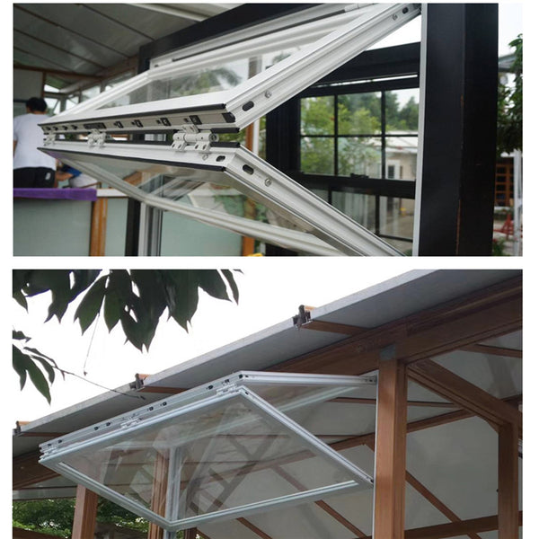 Philippines USA Electric Aluminium Bi Folding Glass Window Restaurant ...