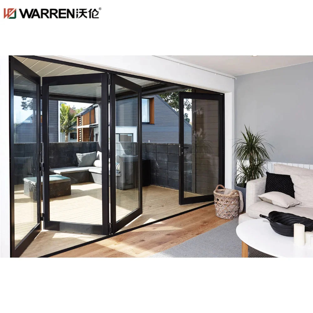Warren 40 Inch Door Tri Fold Patio Doors Metal Accordion Doors Bifold ...