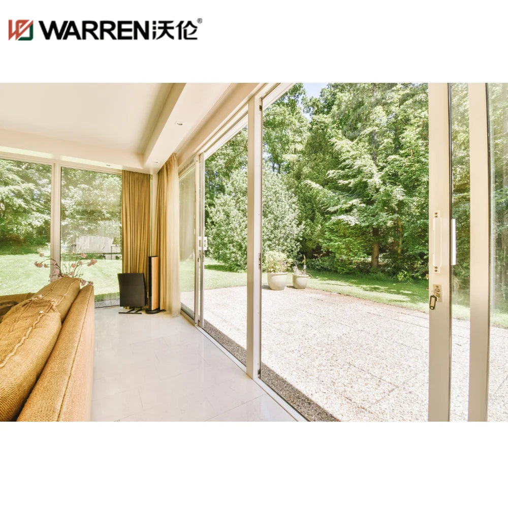 24x80 Sliding Aluminium Smart Glass Black Atrium Adjusting Door System ...