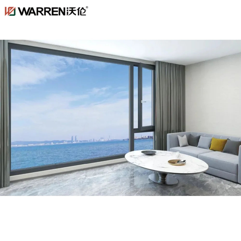 WDMA Casement Window Black Windows Double Glazed Aluminium Window Glas ...