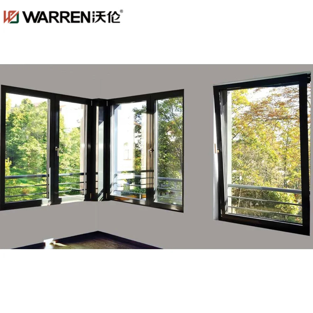 WDMA Advance Aluminium Windows Black Aluminium Window Frames Low E Gla ...