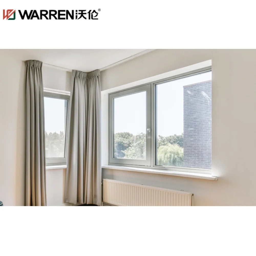 WDMA 48x60 Double Casement Window Aluminum Frame Double Pane Windows B ...