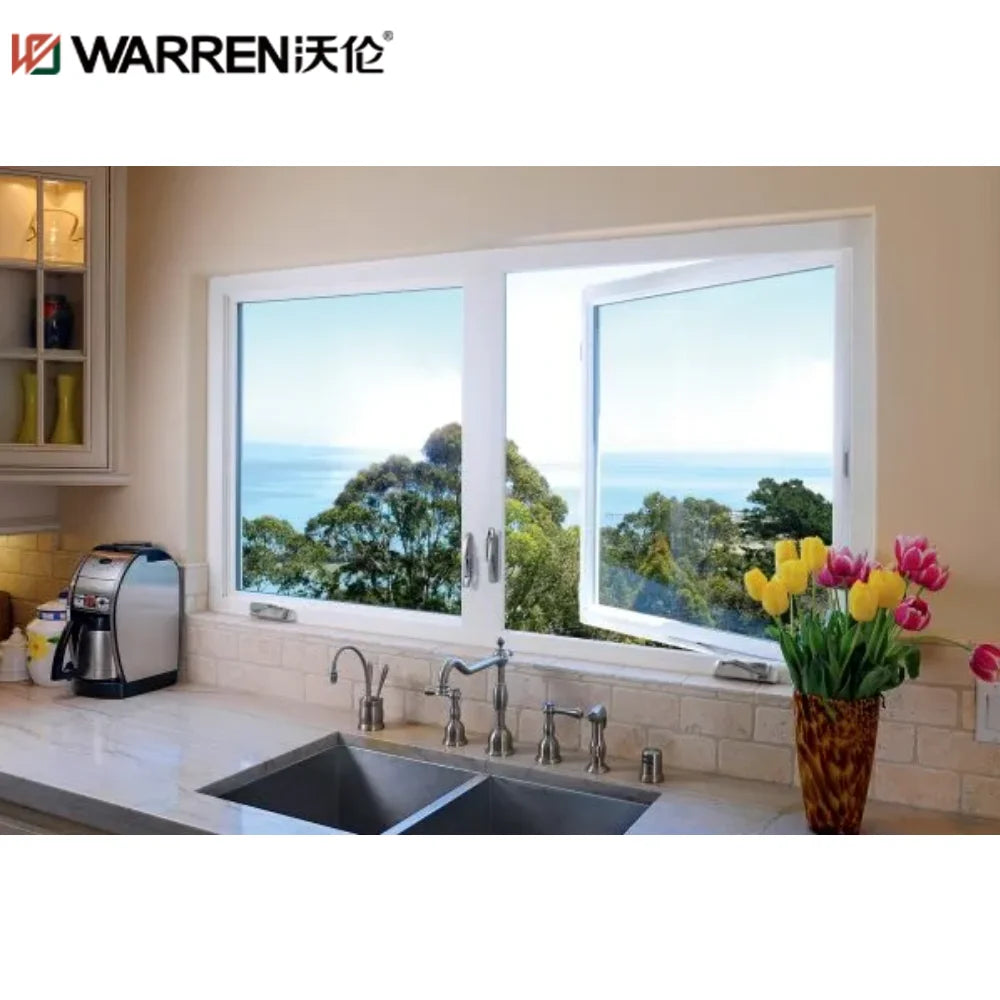 WDMA 30x72 Window Black Trim White Windows Residential Pass Through Wi ...