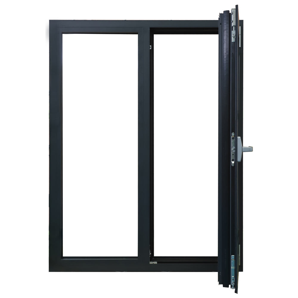 WDMA Top Quality hurricane proof aluminum big view casement window ...