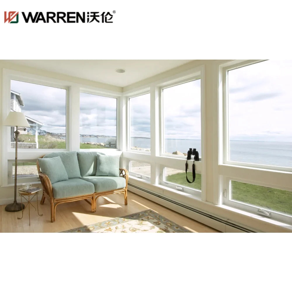 12x36 Picture Aluminium Low E Black Impact Window For Home – CHINA WDMA