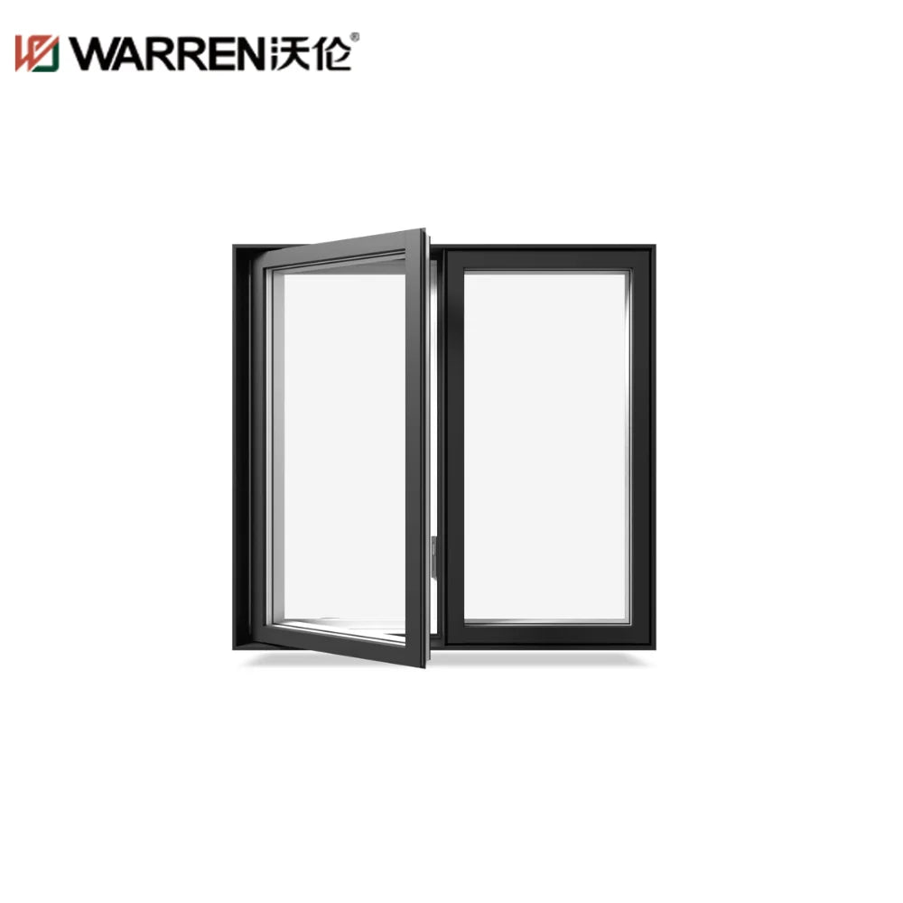 60x48 Picture Aluminium Full Glass Black Exterior Window Frame – CHINA WDMA
