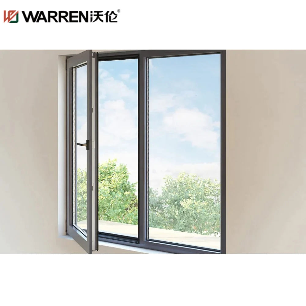 WDMA Tempered Glass Casement Window Price Difference Between Double An ...