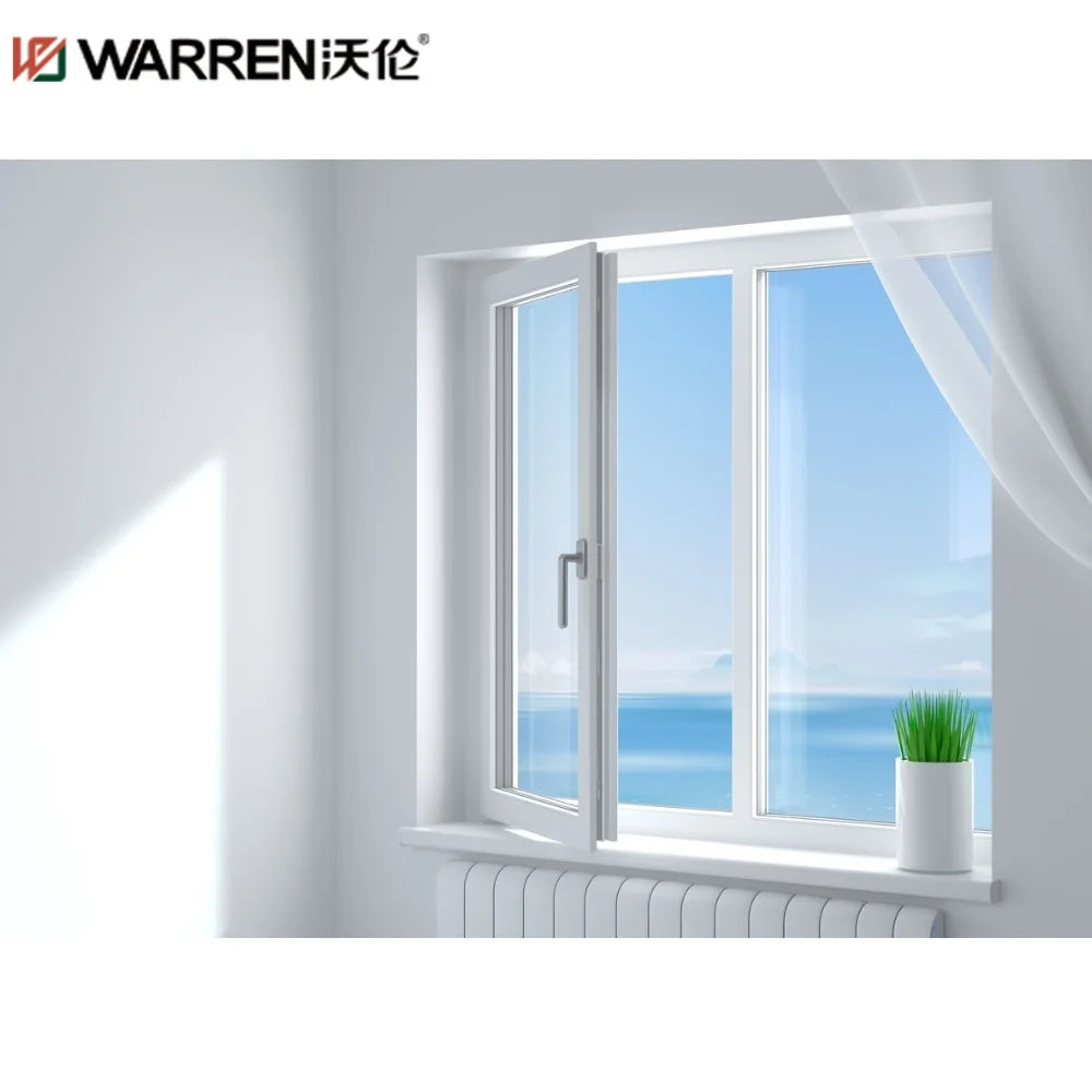 WDMA Triple Glazed Casement Windows 3 Pane Casement Windows White Flus ...