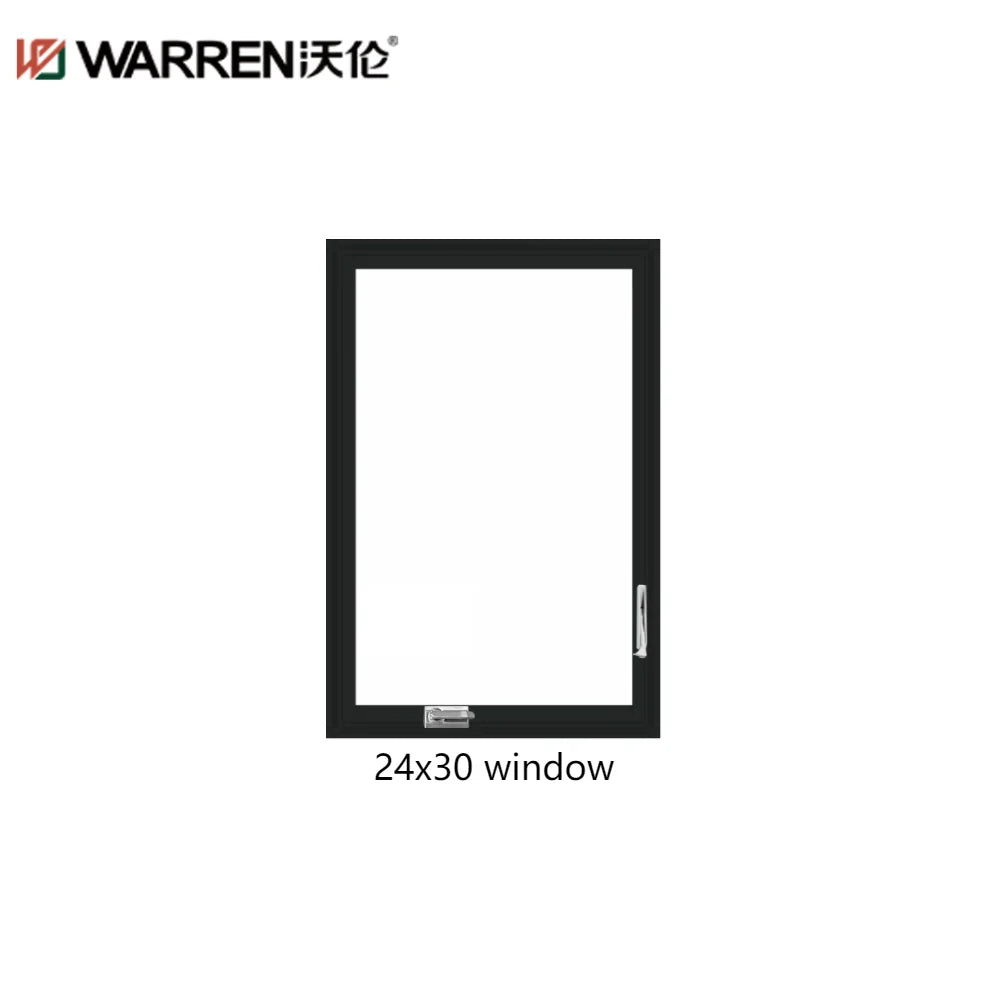 WDMA 12x30 Window Flush Casement Windows Grey Aluminum Black Flush Cas ...