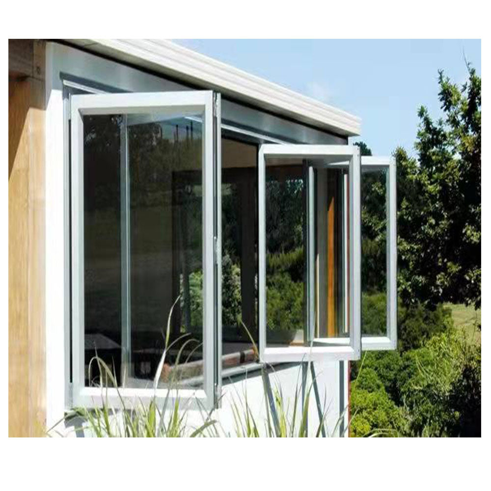 WDMA bifold glass window thermal break aluminum fold up window – CHINA WDMA