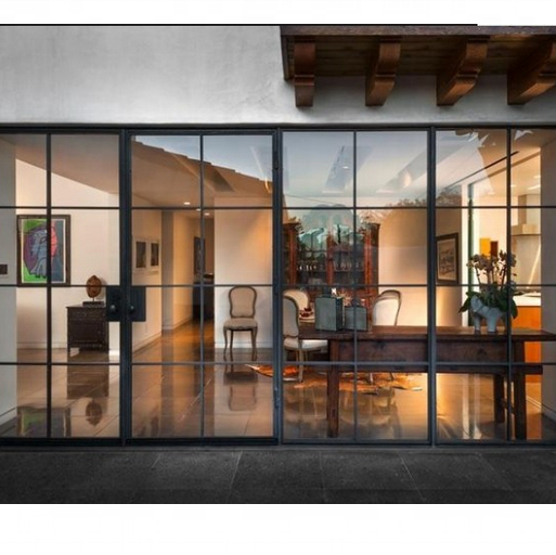 WDMA Modern Style Bullet Proof Glass Doors With Lamitated Glass For Co ...