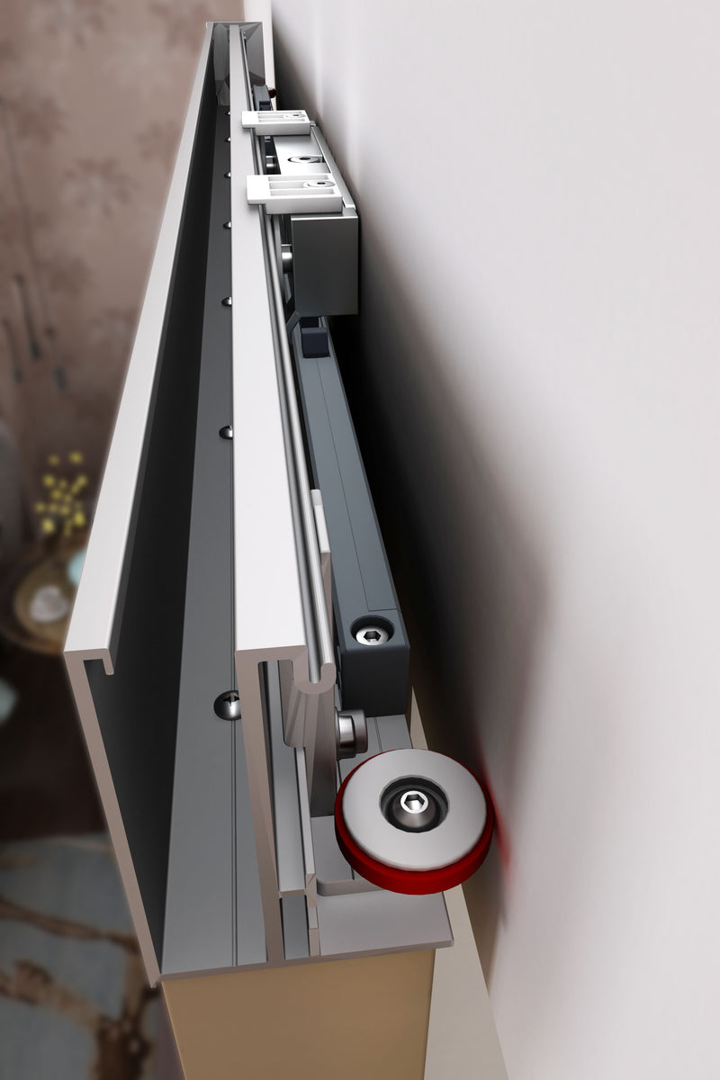 Hidden Track Sliding Barn Door Hardware For Wood Door on China WDMA ...