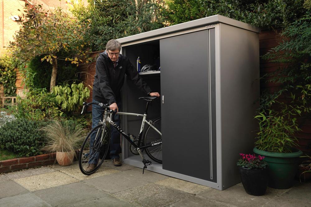 Home furniture metal garden storage cabinet waterproof sliding door de ...