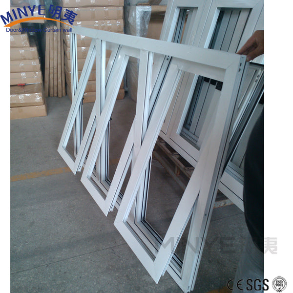 Middle opening window vertical center pivot open windows with aluminum ...