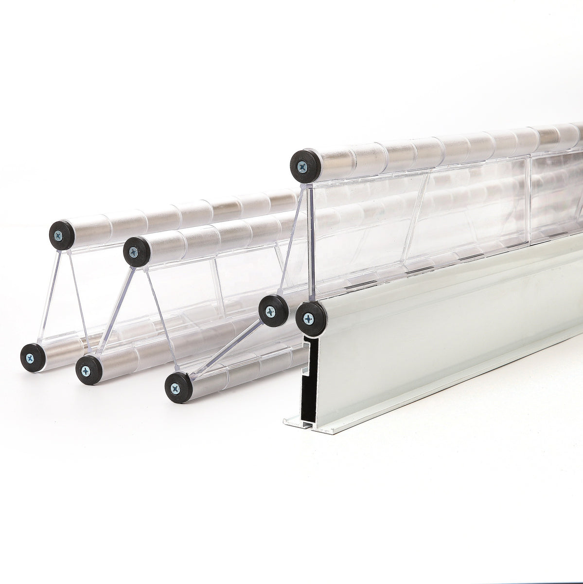 Modern commercial polycarbonate transparent slat automatic roller shut ...