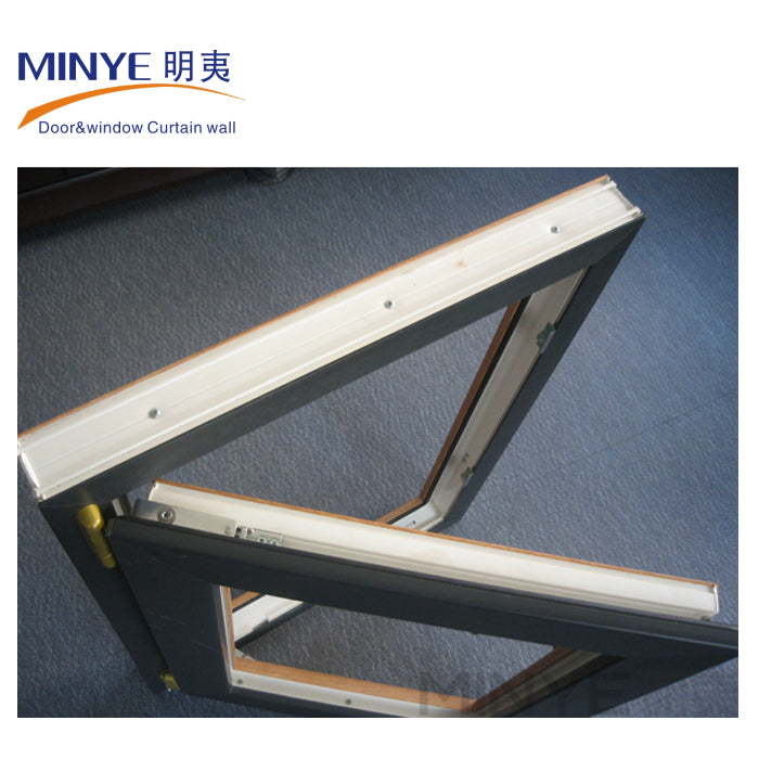 New design wood grain color UPVC casement window for home – CHINA WDMA