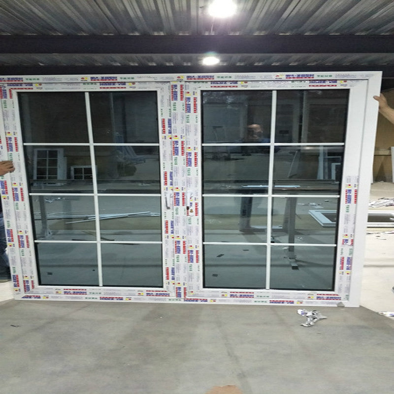 PVC double glass window with inside blind,double glazed windows with b ...