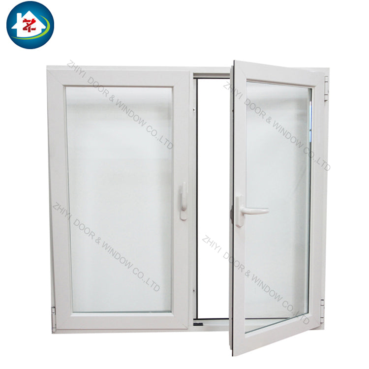 PVC triple casement impact windows white vinyl frame on China WDMA ...