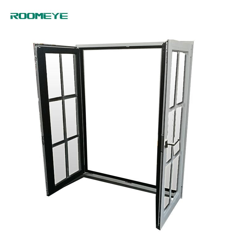 Roomeye aluminium french style double glass window on China WDMA ...